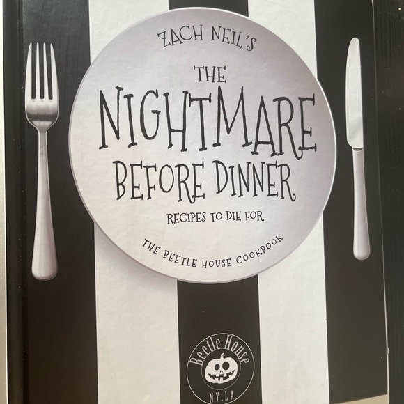 Other | Nightmare Before Christmas Cookbook Beetlehouse Hollywood Ca ...